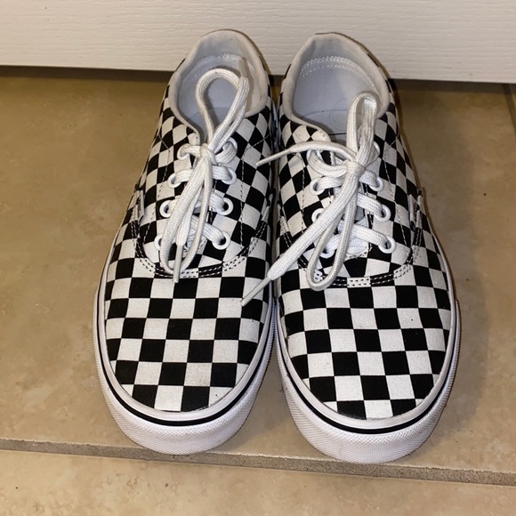 Vans | Shoes | Authentic Custom Checker Board Vans | Poshmark